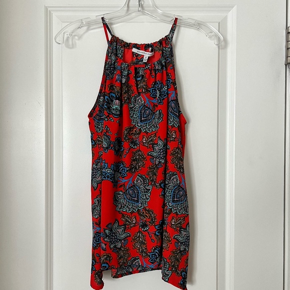Collective Concepts | Tops | Collective Concepts Red Floral Tank | Poshmark